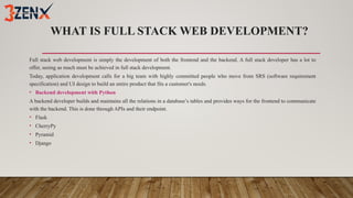 python full stack course in madhapur, hyderabad | PPT