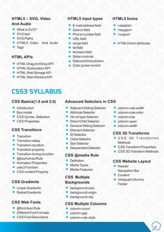 Training institute in Bangalore | PDF