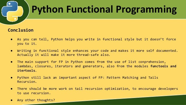 Python Functional Programming