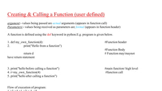 Python functions | PPT