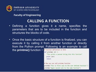 Python Functions.pptxhgtyuhffdrthnvfdssu | PPTX