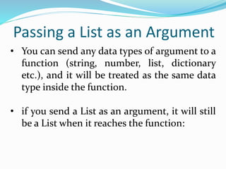 Python functions part12 | PPT