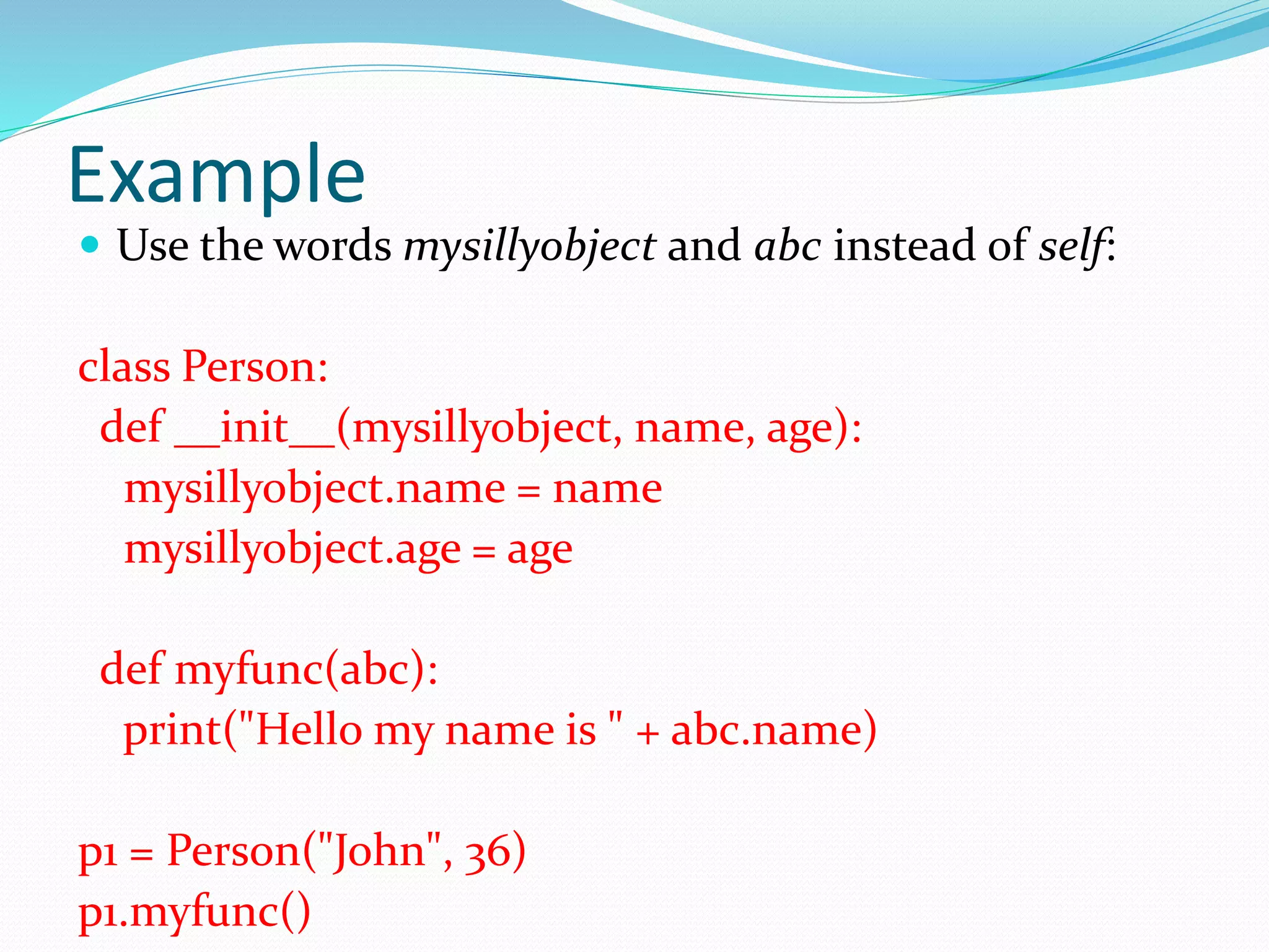 Python Classes and Objects part14 | PPTX | Programming Languages ...