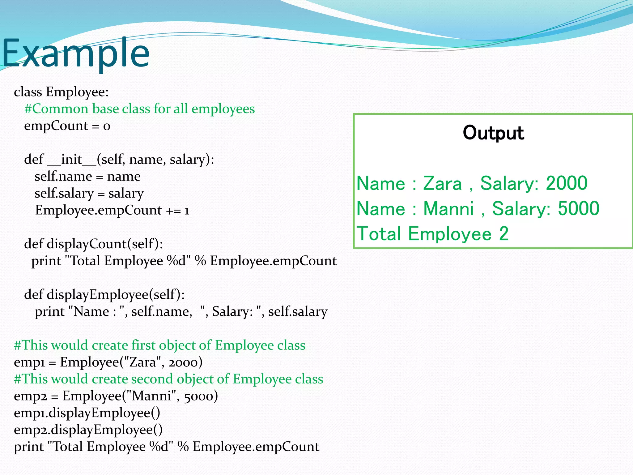 Python Classes and Objects part14 | PPTX | Programming Languages ...