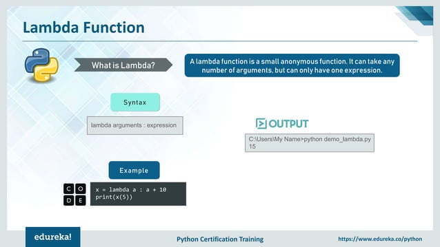 Python Functions Tutorial Working With Functions In Python Python Training Edureka Pdf