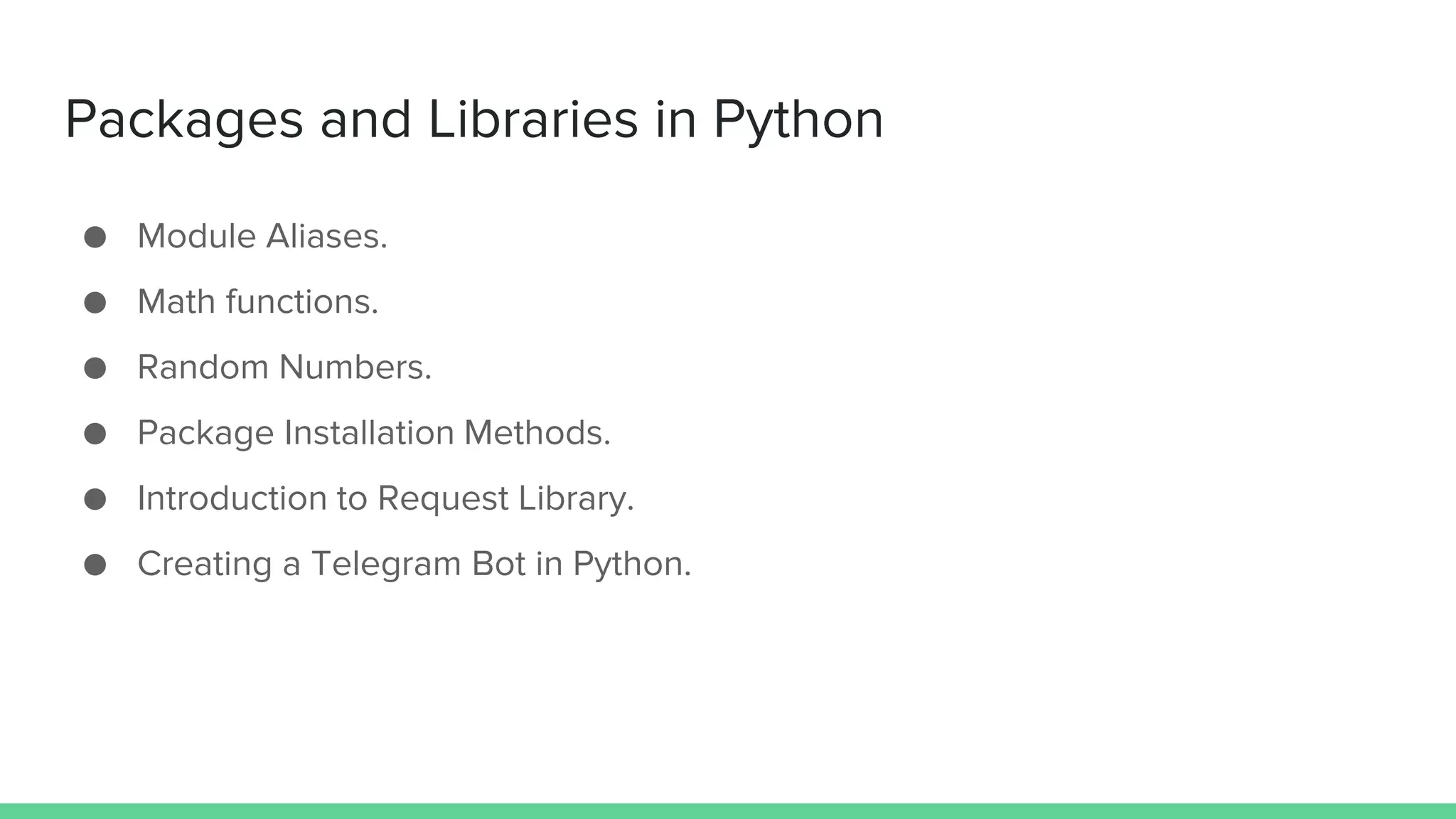 Python fundamental course curriculum | PPT