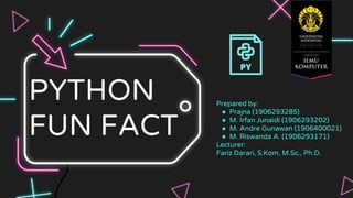 Python fun fact | PPTX