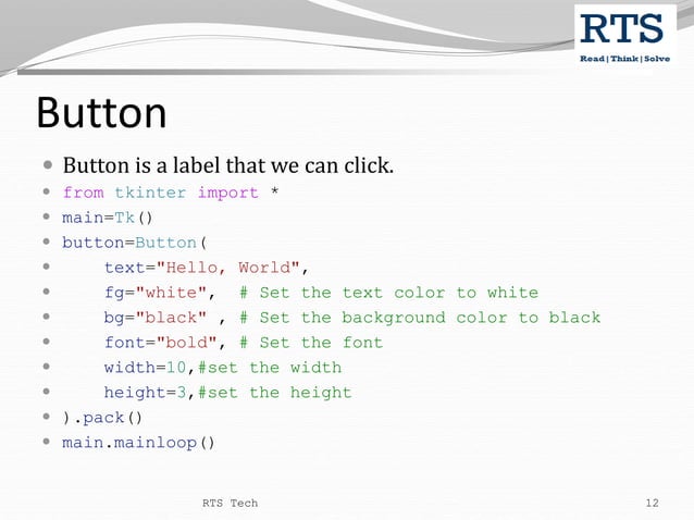 Python Gui Programming Ppt Programming Languages Computing 4997