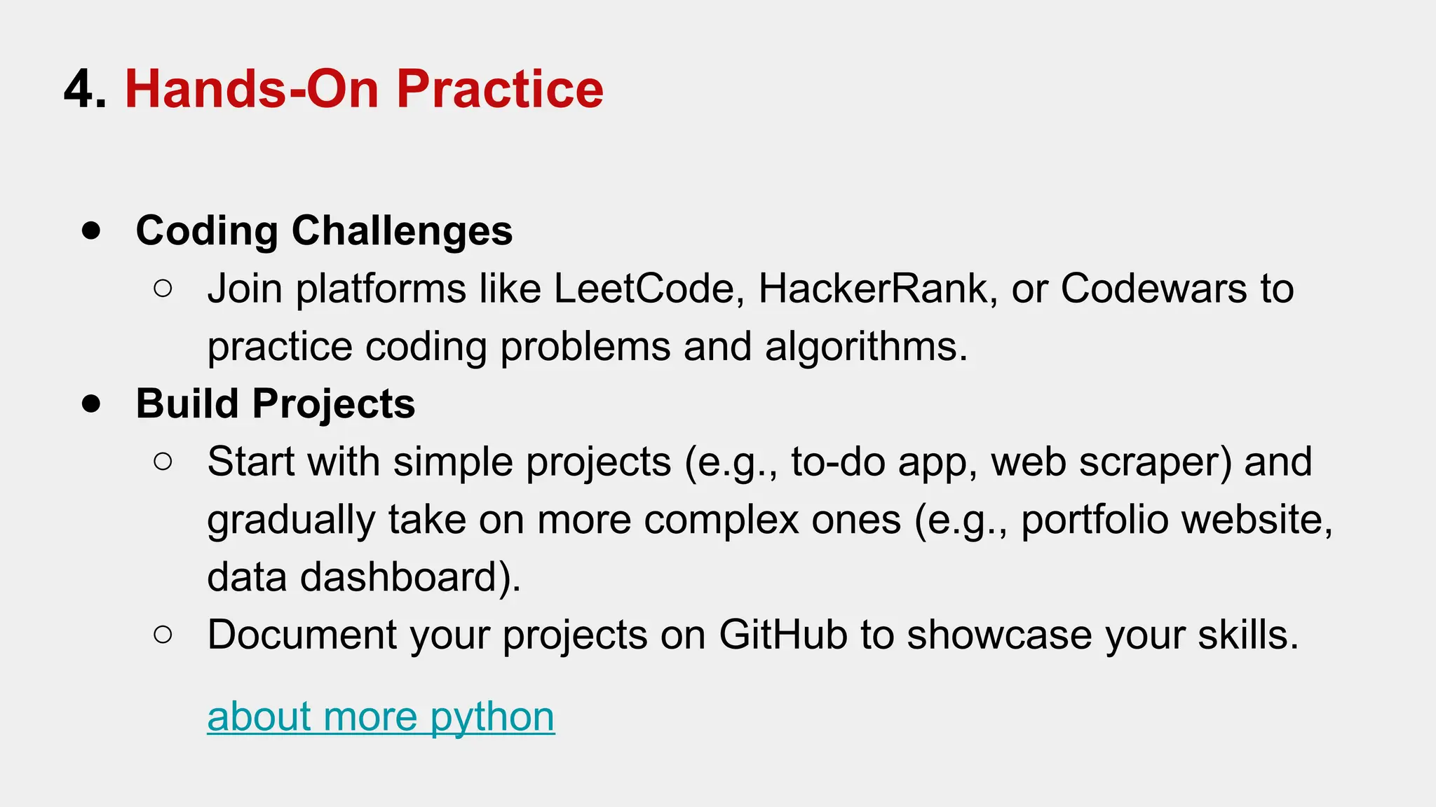Beggining your career in python programming | PPT