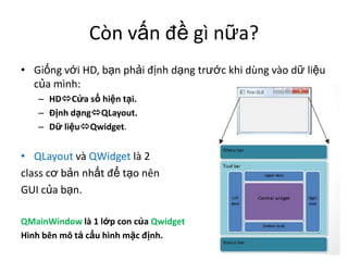 Lập trình Python GUI vs PySide | PPTX