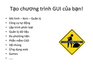 Lập trình Python GUI vs PySide | PPTX
