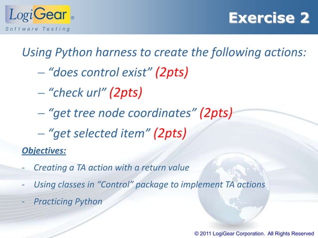 Python harness exercises | PPT