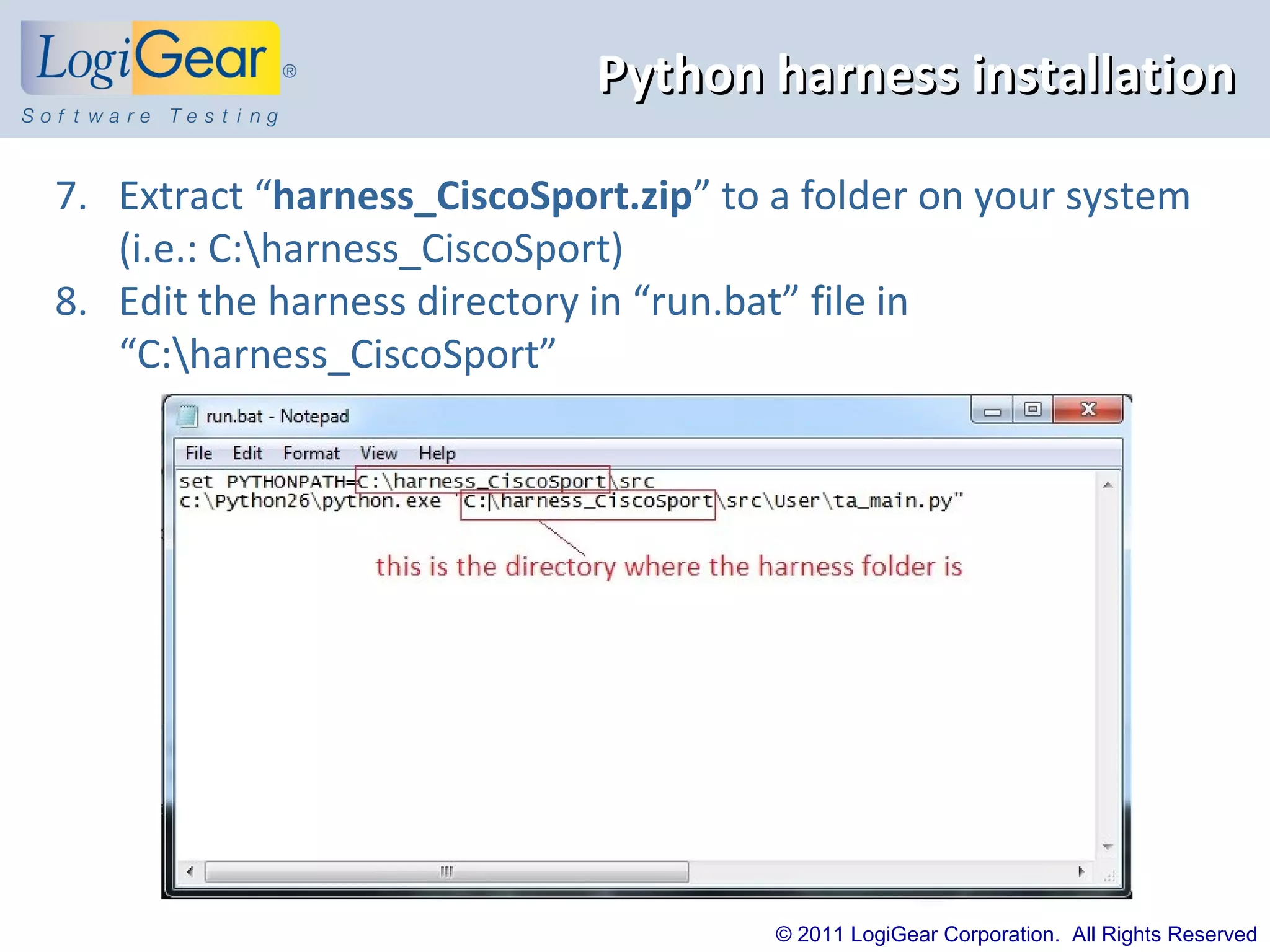 Python harness fundamental | PPT