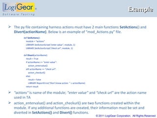 Python harness fundamental | PPT