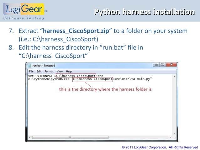 Python harness fundamental | PPT