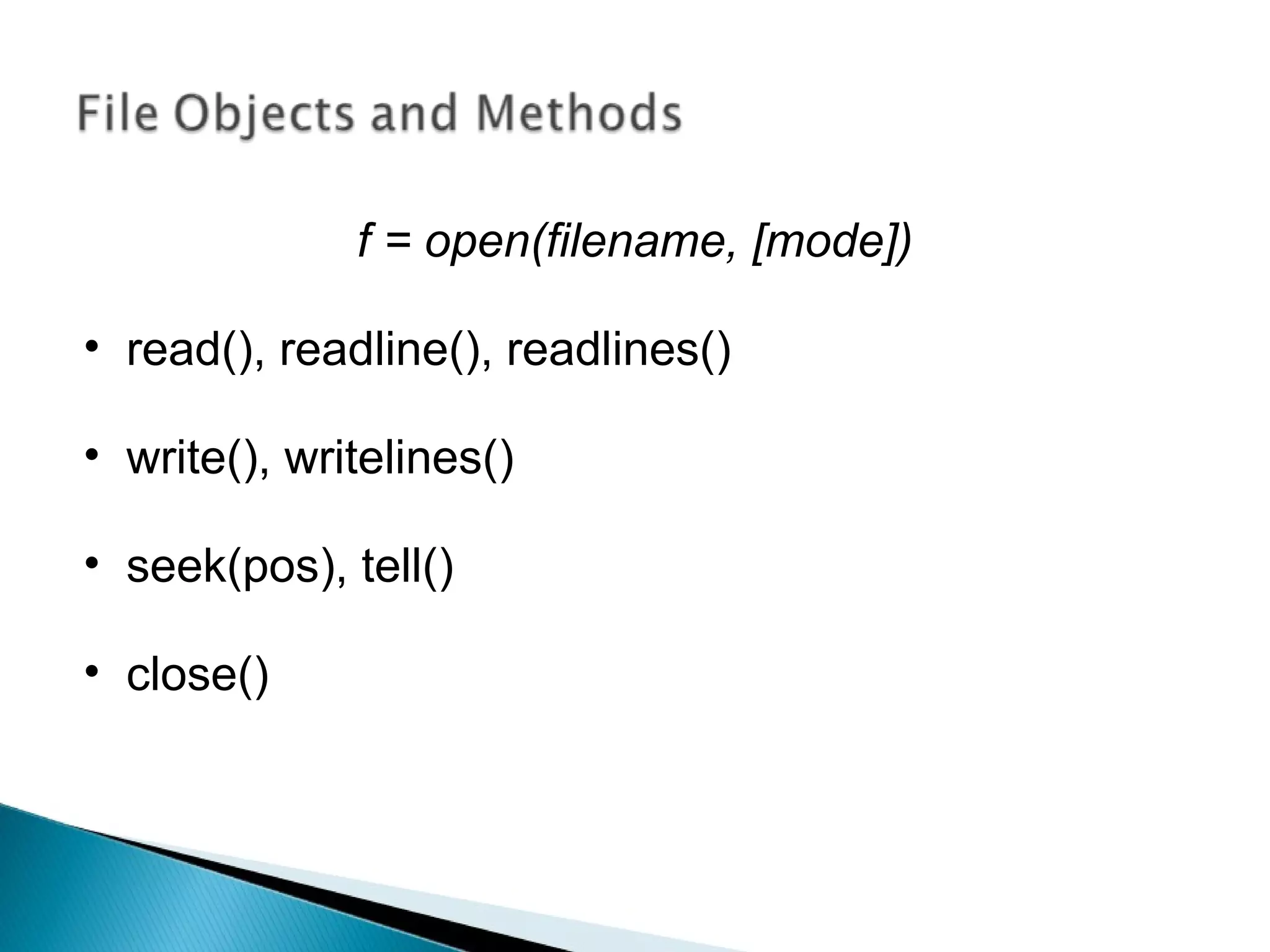 Python Kick Start | PPT