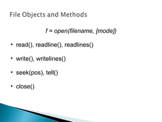 Python Kick Start | PPT