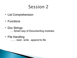 Python Kick Start | PPT