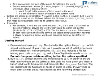 Python Homework Help | PPT