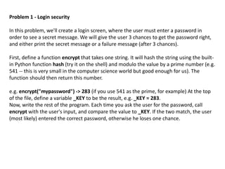 Python Homework Help | PPT