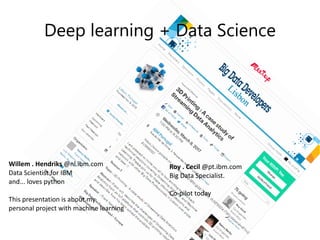 Deep Learning using Tensorflow and Data Science Experience | PPT