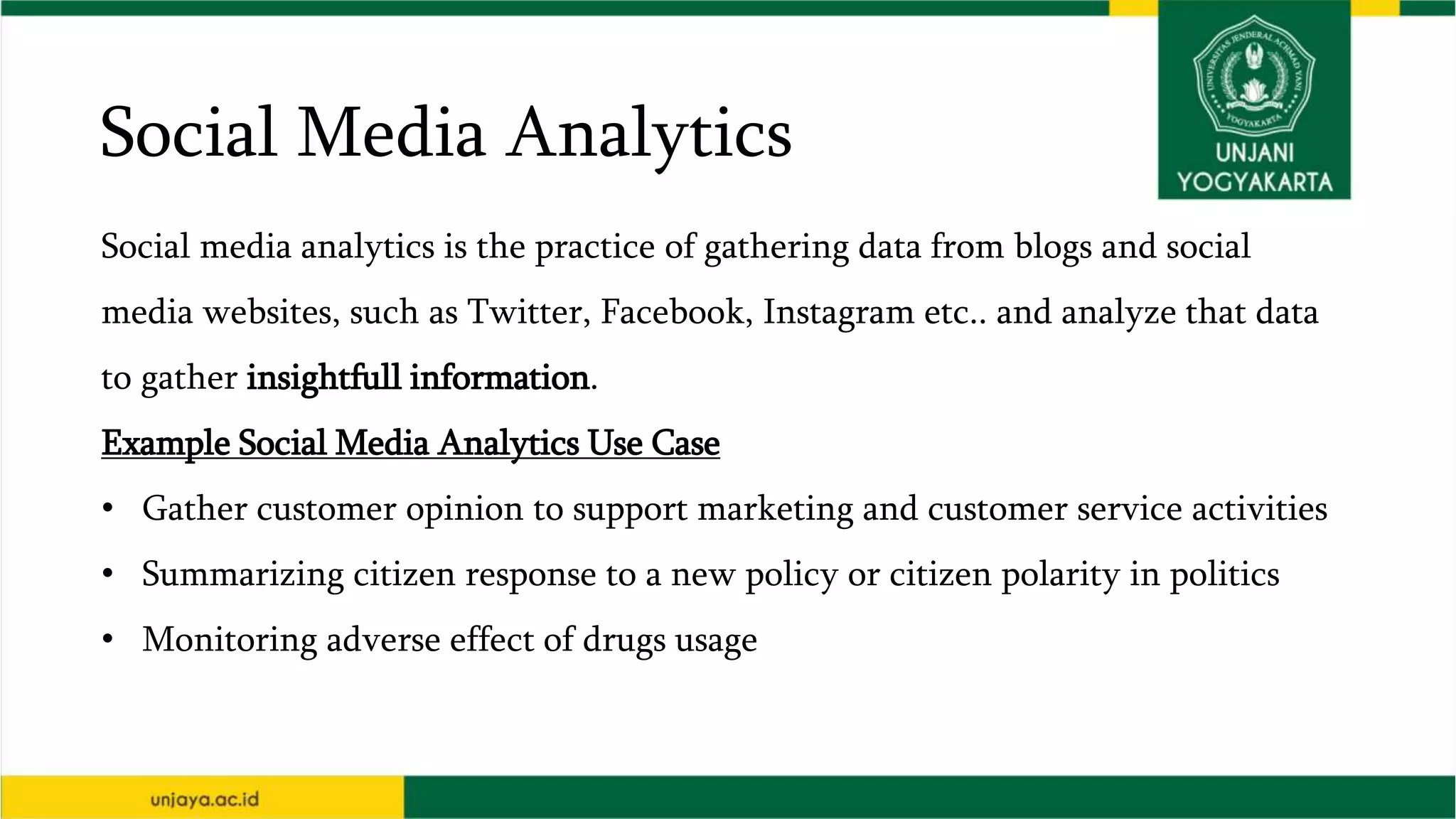 Social Media Analytics | PPTX