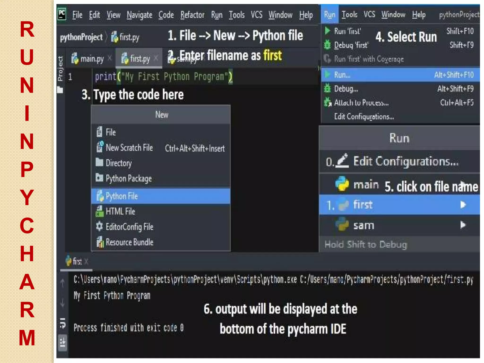 introduction to python IDE's | PPTX