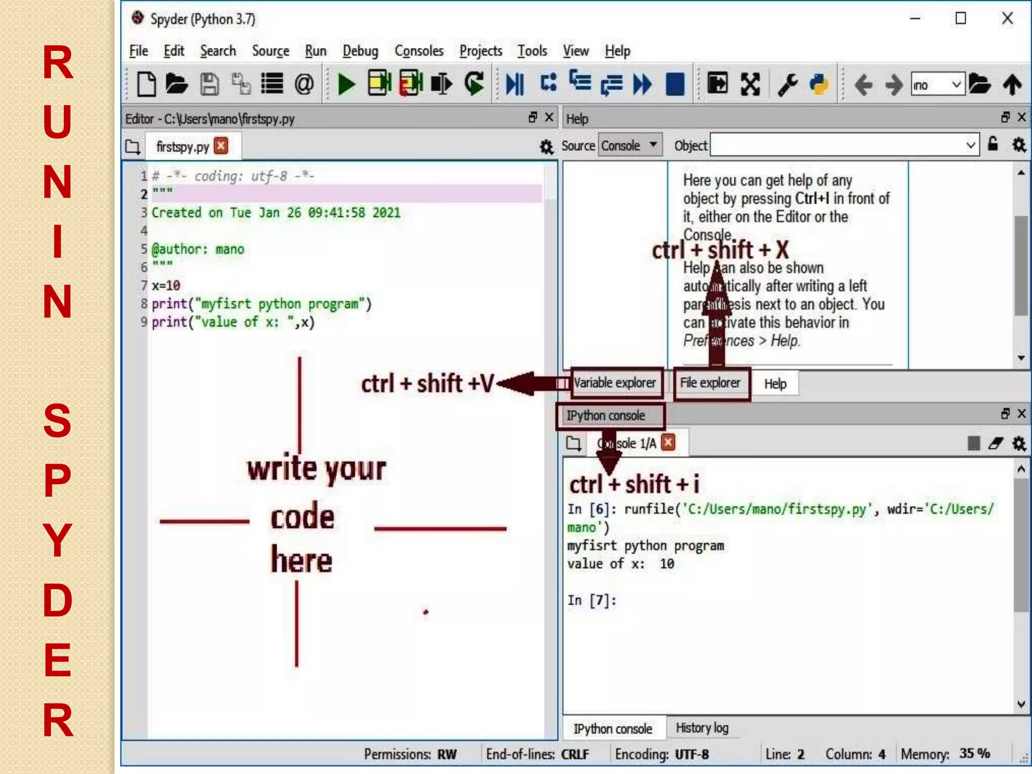 introduction to python IDE's | PPTX