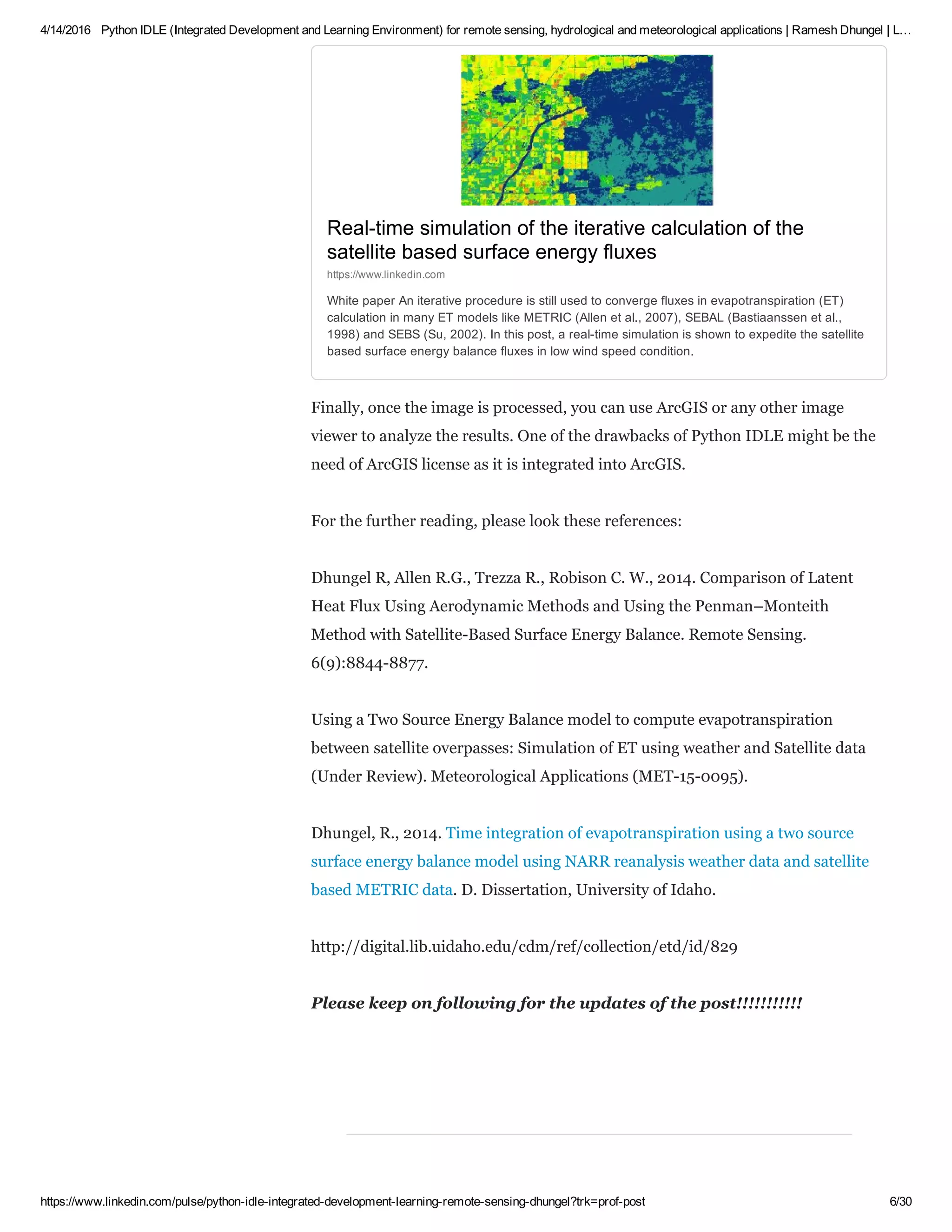 Python Idle Integrated Development And Learning Environment For