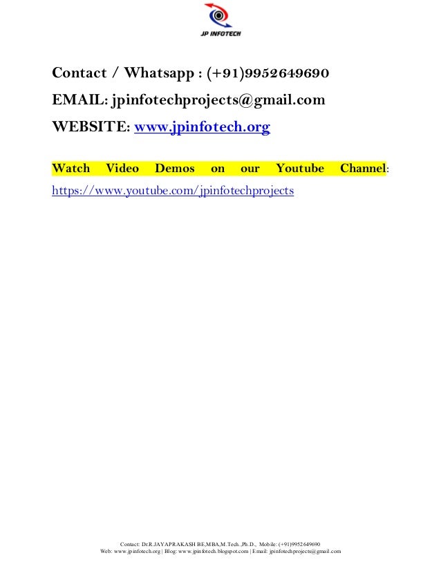 Python ieee project titles 2021 - 2022 | Machine Learning Final Year ...