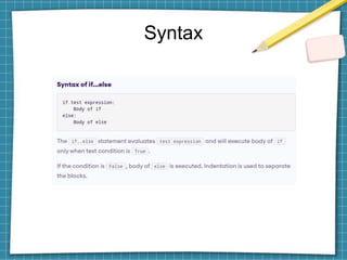 Python if for | PPTX