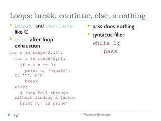 Python in 90mins | PPT