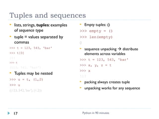 Python in 90mins | PPT