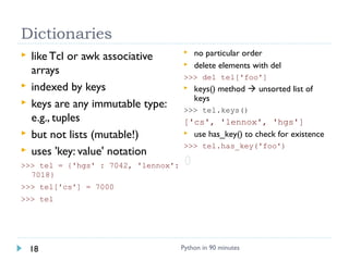Python in 90mins | PPT
