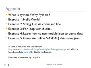 Python in 90mins | PPT