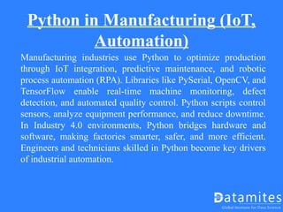 Python in Industry Real-World Uses Across Sectors.pptx