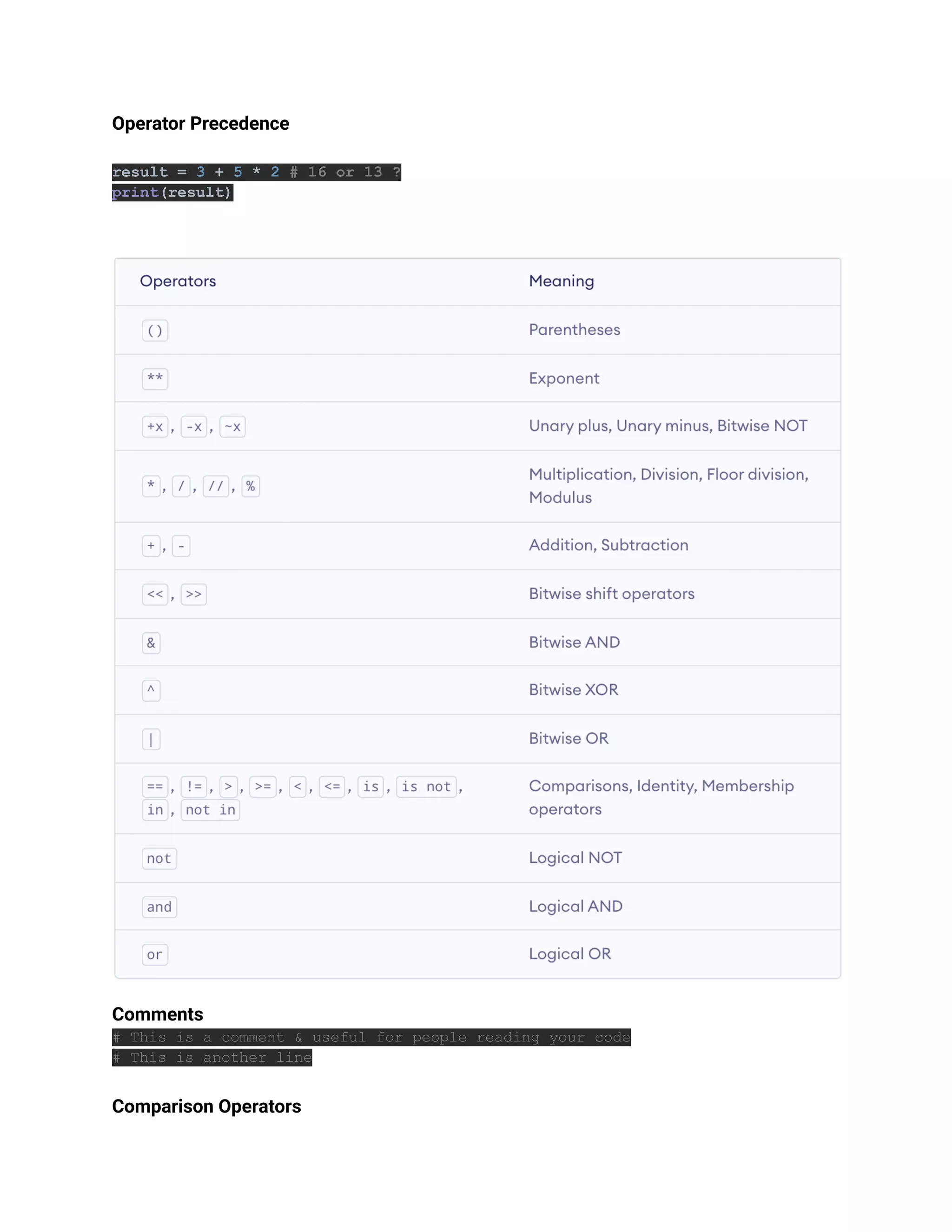 Python in one shot | PDF