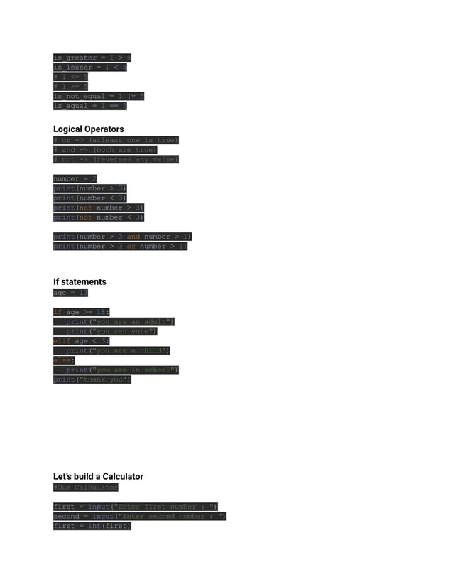 Python in one shot | PDF | Programming Languages | Computing