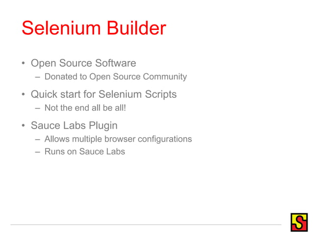 Parallel Testing with Python with Selenium and Sauce Labs | PPT