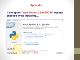 Installing Python on Windows OS | PPT