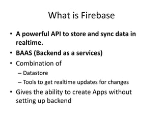 Python integration with firebase | PPT