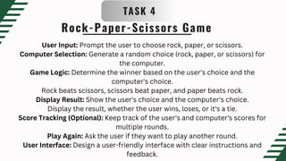python internship with making some intresting programs | PDF