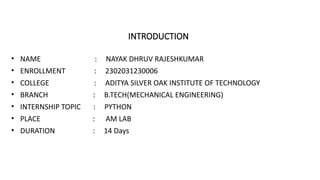 PYTHON INTERNSHIP PPT download free.pptx
