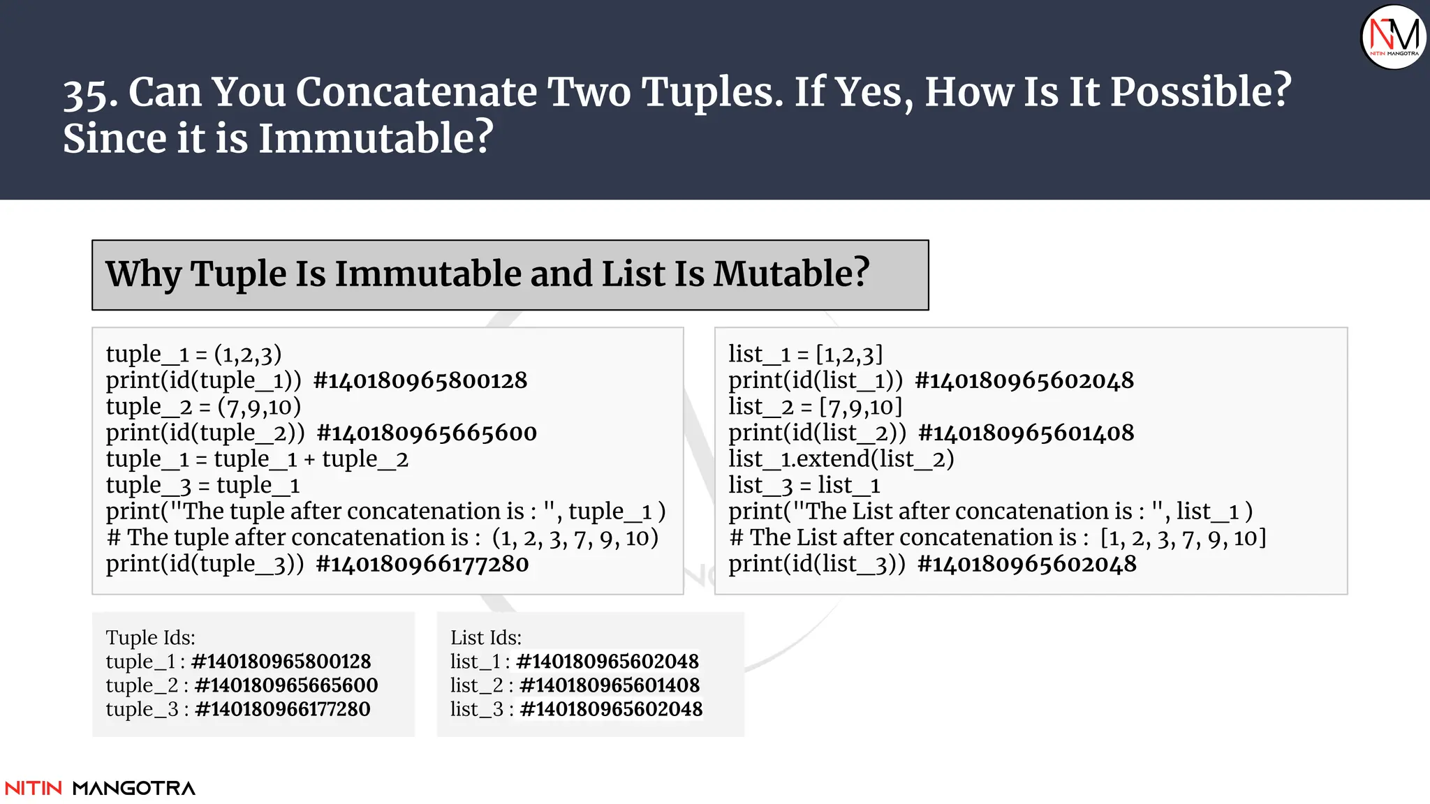 Python Interview Prep Question 52 Questions Ppt