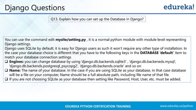 Python Interview Questions And Answers 2019 Edureka
