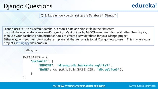 Python Interview Questions And Answers 2019 | Edureka