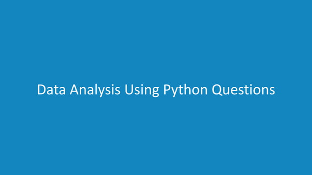Python Interview Questions And Answers 2019 | Edureka