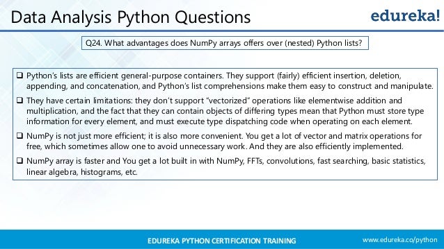 Python Interview Questions And Answers 2019 | Edureka