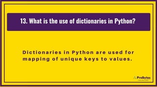 Top 100 Python Interview Questions And Answers | PDF | Web Development | Internet