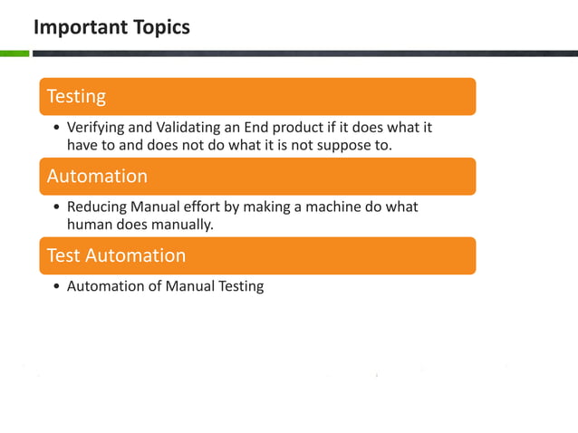 Python in Test automation | PPTX